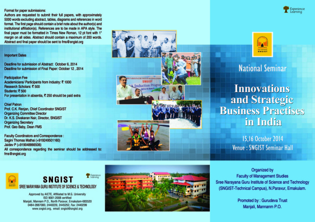 SNGIST - Sree Narayana Guru Institute of Science & Technology